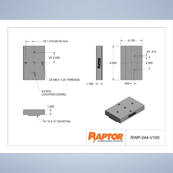RWP-244-V100 : Raptor Workholding